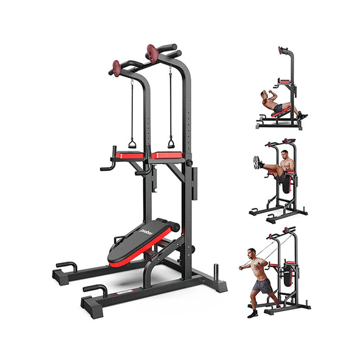 Multifunction Power Tower Dip Station – POOBOO