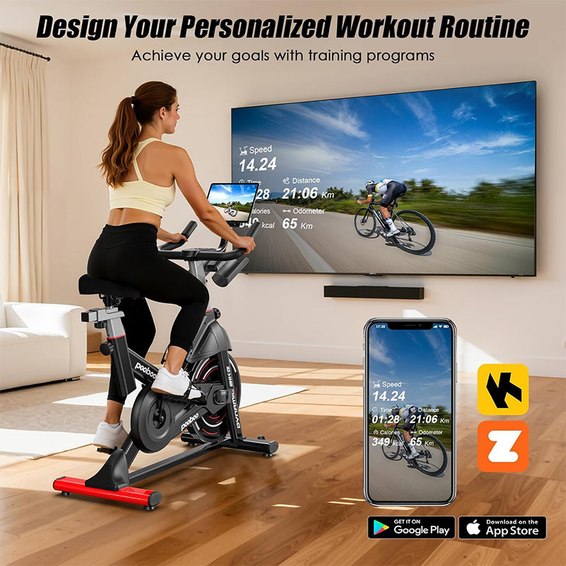 Pooboo Adjustable Magnetic Exercise Bike – POOBOO