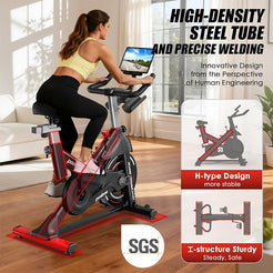 Pooboo Adjustable Magnetic Exercise Bike – POOBOO