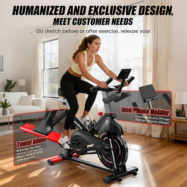 Pooboo Adjustable Magnetic Exercise Bike – POOBOO